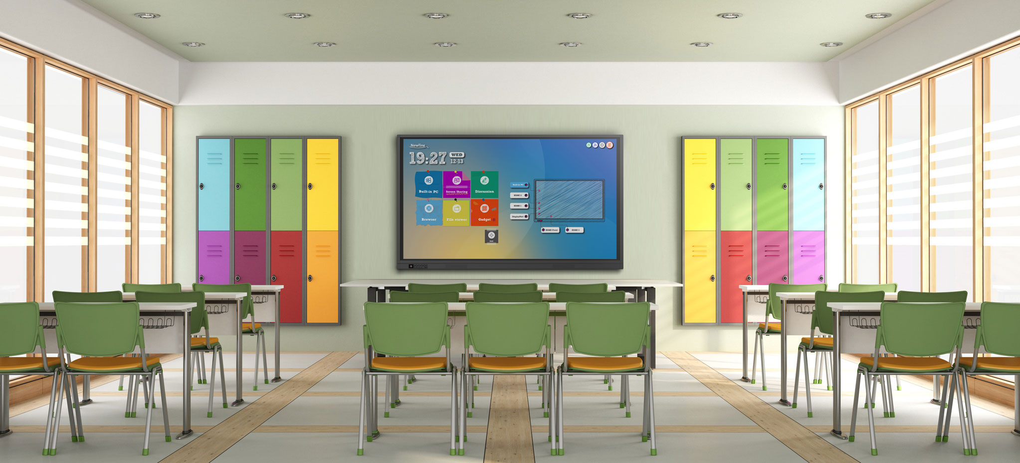 How can I create dynamic backgrounds for my Newline Panel? - 2NDGEAR